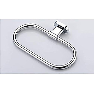 AFLHYJK All Copper Towel Rack-Bathroom Hardware Accessory Hand Towel,Wall Mounted,Oval Pedestal