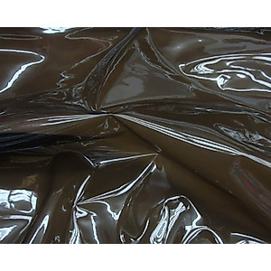 luvfabrics Smoke 10 Gauge Tinted Plastic Vinyl Tinted 54 Inch Wide Fabric by The Yard Ships Rolled