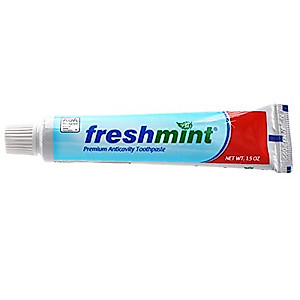 144 Tubes of Freshmint® 1.5 oz. Premium Anticavity Fluoride Toothpaste (ADA Accepted)