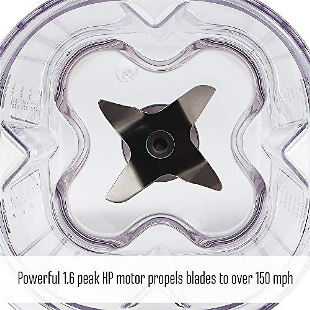 Weston Sound Shield Pro Series 1.6hp Blender with 32oz + 20oz Blend-in Personal Jar, Variable Speed Dial for Puree, Ice Crush, Shakes and Smoothies, Black and Stainless Steel (58918)