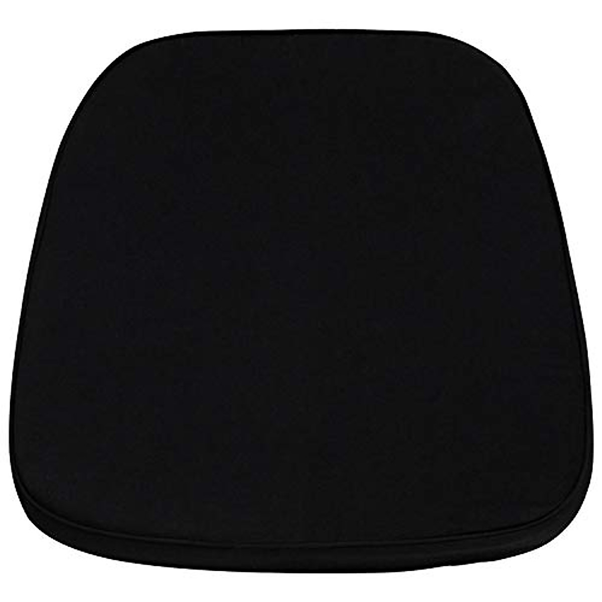EMMA + OLIVER Indoor Soft Black Fabric Chiavari/Dining Chair Cushion