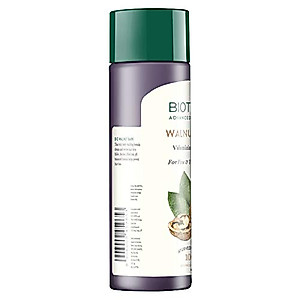 Biotique Bio Walnut Bark Volumizing Shampoo For Fine & Thinning Hair 120 ml/ 4.05 Oz. I Makes Hair Healthy, Silky, Shiny And Pure Natural Black I Musk Root Soap Nut And Black Malya Flowers