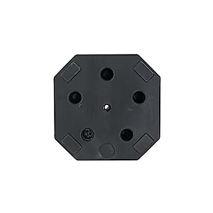 Sunjoy Vanessa Combination Umbrella Stand Side Table, Brown