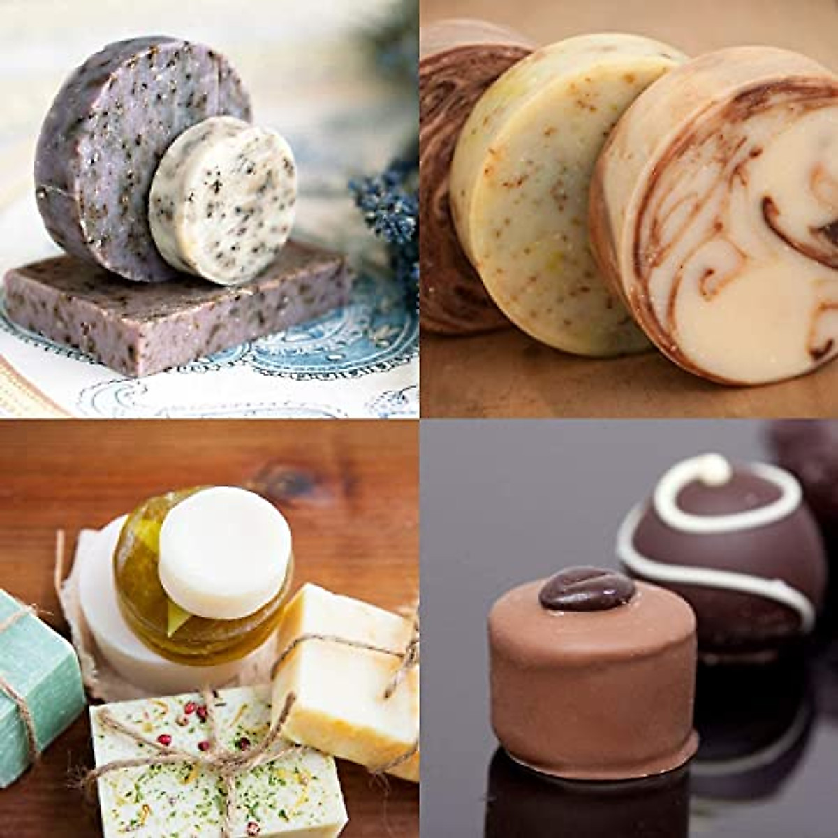 2PCS 12Cavity Cylinder Silicone Mold/Round Soap Molds Handmade Shower Steamer Molds for Bath Bombs,Shower Tablets, Lotion Bars ,Beeswax,Candles