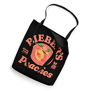 Official Justin Bieber Peaches Black Tote Bag