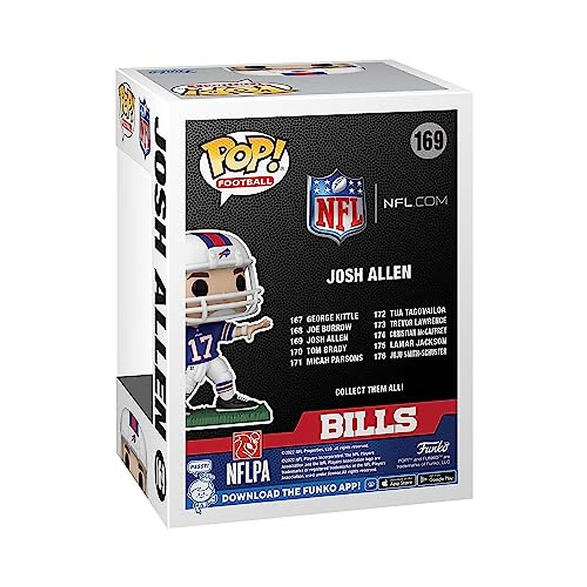 Josh Allen (Buffalo Bills) (Away Jersey) Funko Pop! NFL Series 9