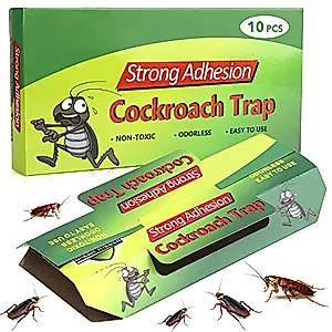 Roach Traps, Cockroach Killer Indoor Home, Sticky Glue Traps for Bugs Insects-10 Pcs