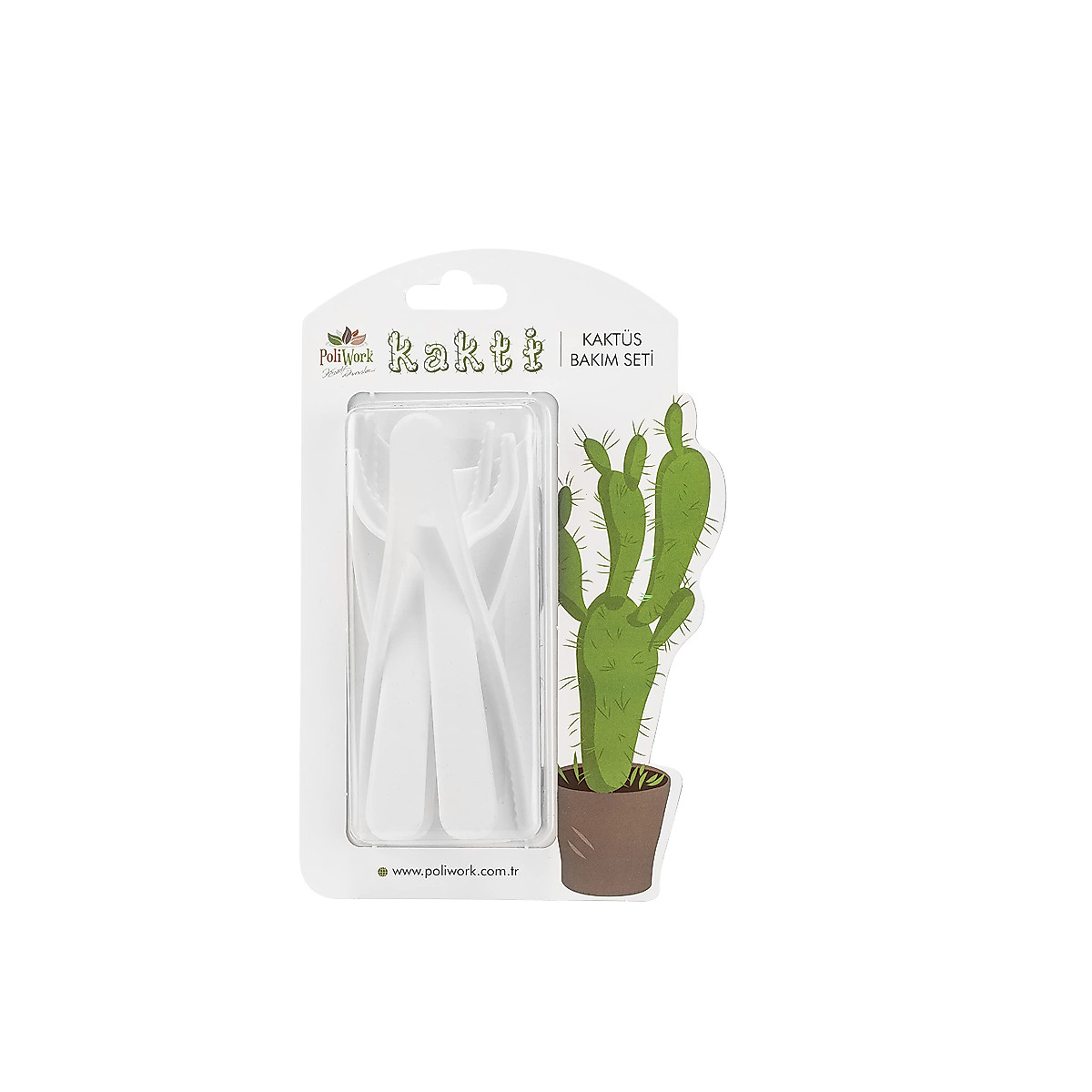 Mini Garden Hand Transplanting Set of 4 pc Succulent Cacti Cactus Tools Miniature Planting, Set for Fairy Garden, Potting, Houseplant, Bonsai Tools, Bonsai Kit, Shovel, Thong (Yellow)