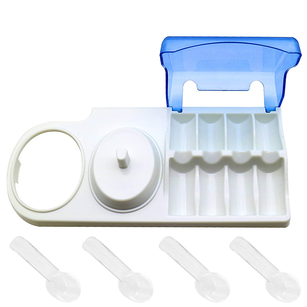 Wyfun Electric Toothbrush Holder for Oral-B, Portable Plastic Brush Head for Oral b Compatible, Support Base for Oral-B Electric Toothbrushes D12, D20, D17, D18, D29, D34, Pro 1000, 600, 690, 700