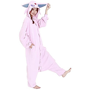 SAZAC Kigurumi - Pokemon - Espeon - Onesie Jumpsuit Halloween Costume