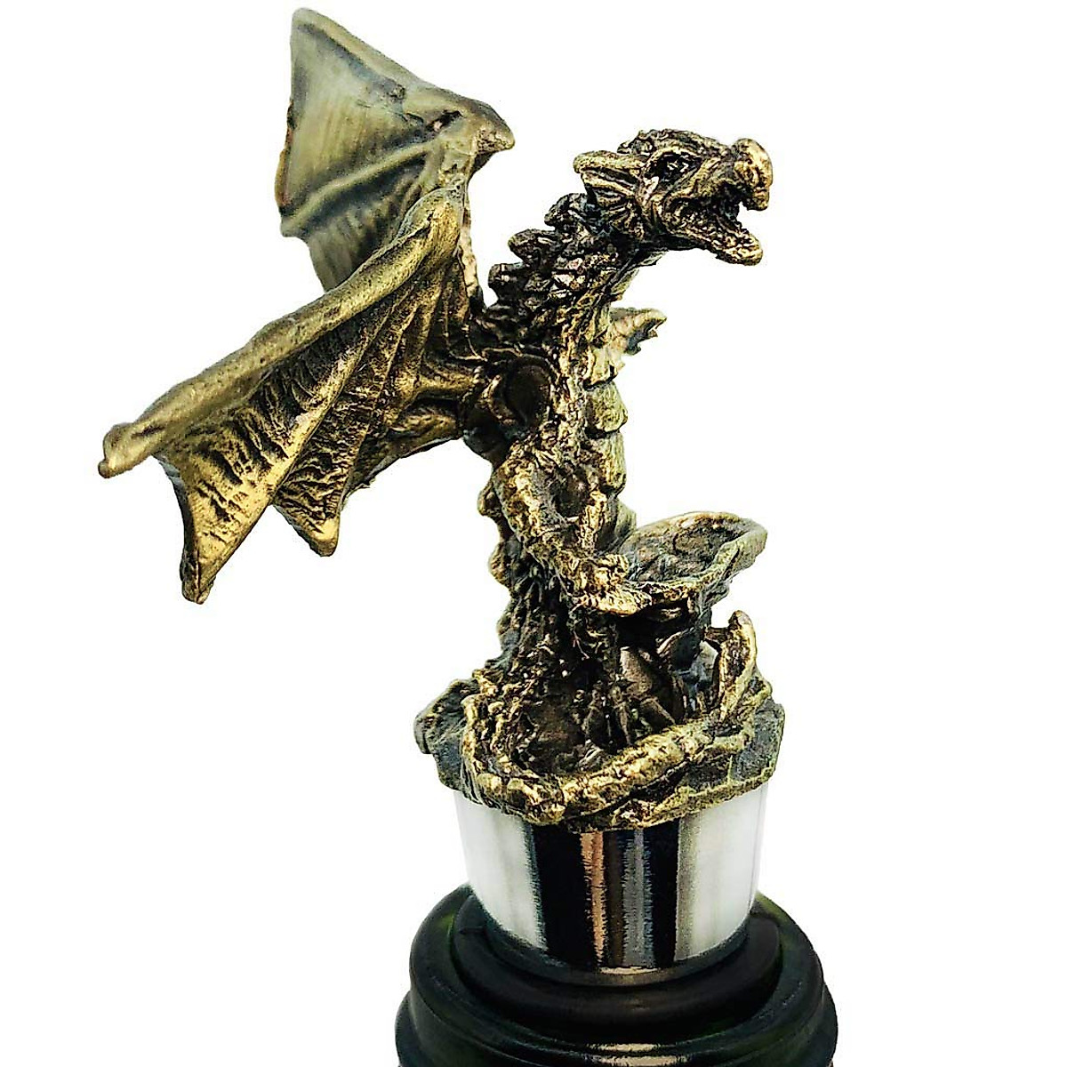 Dragon Decorative Bottle Stopper for Wine, Unique Dragon Gift with Gothic Design for Dragon Lover