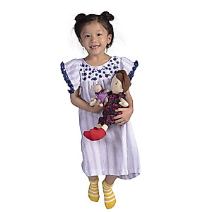 Manhattan Toy Playdate Friends Freddie Machine Washable and Dryer Safe 14 Inch Doll with Companion Stuffed Animal