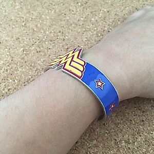 AYJBDGR TV Movies Show Metal Superhero Woman Bracelet Gifts for Women