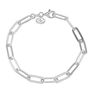 Silpada 'Falling Paperclips' Chain Bracelet in Sterling Silver, 7.25"