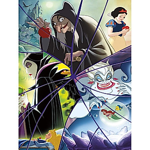 Villains Diamond Painting Kits,Princess Diamond Art Kits for Adults,Cross Stitch Full Drill Shiny Diamond Embroidery Pictures Arts Craft for Home Wall Decor Gift 12X16inch