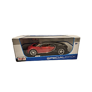 Maisto Bugatti Chiron Red 1:18 Scale Car Special Edition