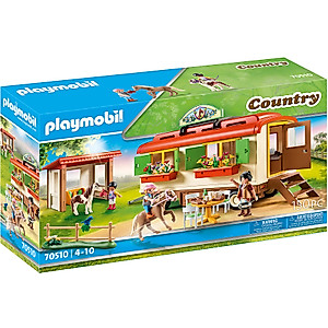 Playmobil Pony Shelter with Mobile Home
