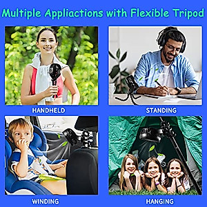 WeFrady Baby Car Seat Fans for Baby Rear Facing, Backseat Fan for Baby Car Seat Stroller Walking Traveling Outside-5200mAh Battery Operated