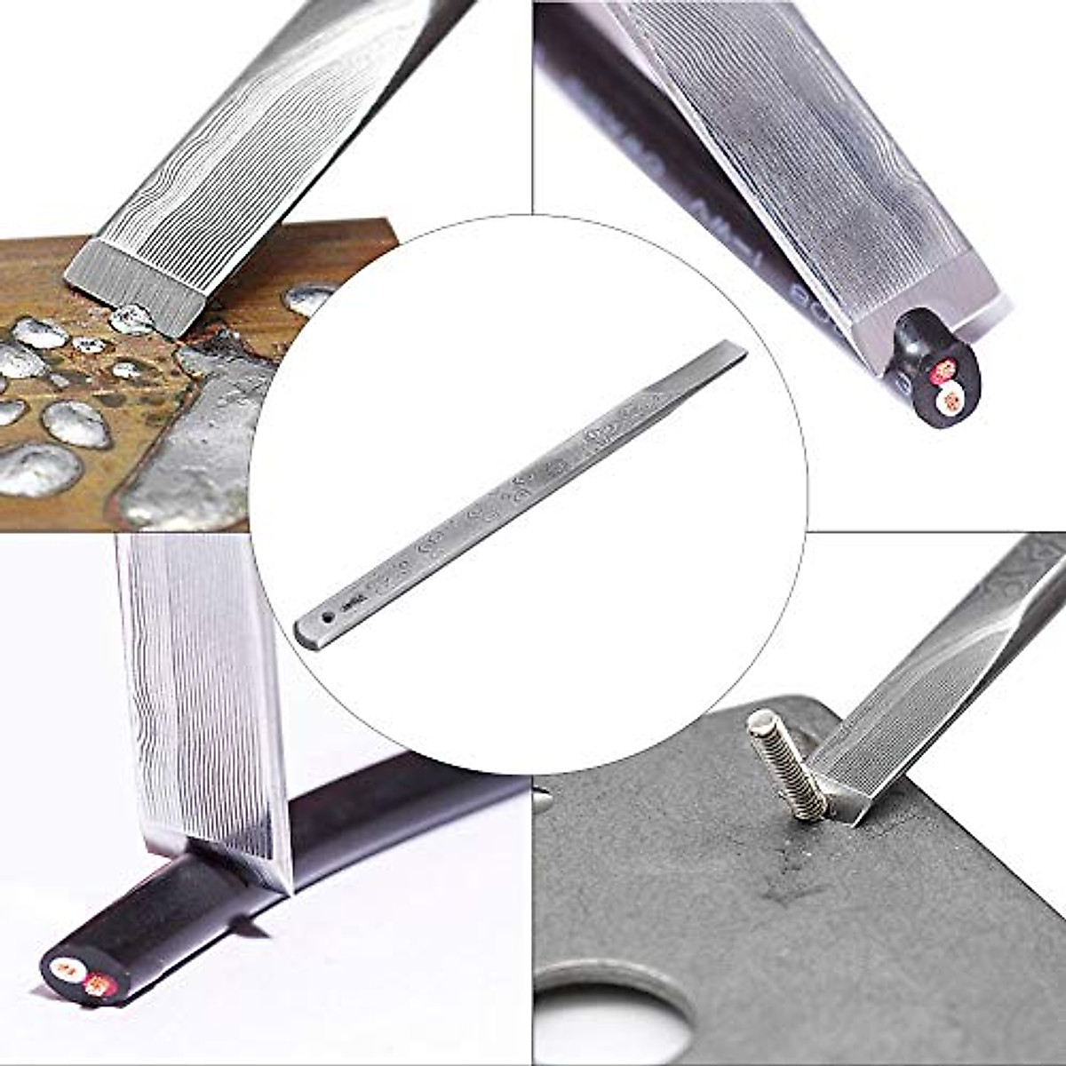 Damascus Steel Carving Scraper High-Strength Accuracy Blade Electric DIY Industrial Tool for Removeing Objects Surface