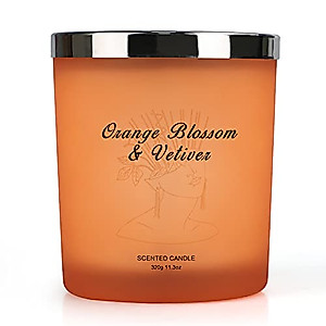Candles for Home Scented,House Warming Gifts New Home Candle for New Home Decor|Candles Gifts for Women Birthday Mom Best Friends|Orange Blossom Candle