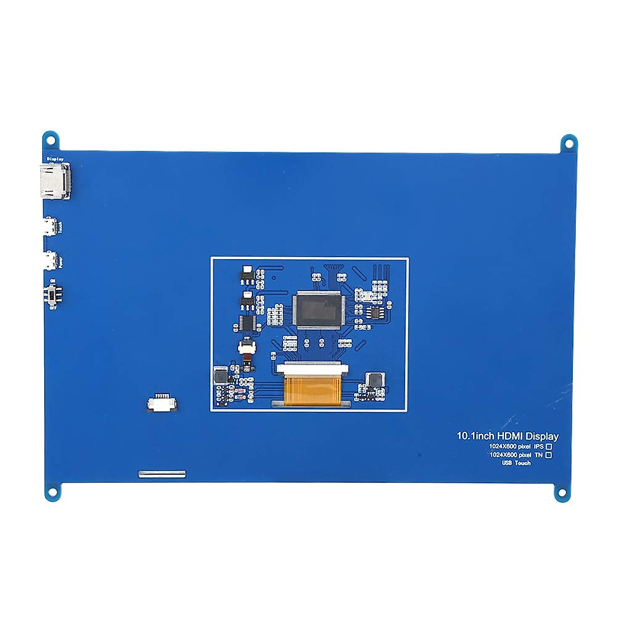 10in Touch Screen, 1024×600 LCD Display with Charging Cable, for Raspberry Pi 4 Screen, for Raspberry Pi/Windows/Ubuntu/Raspbain/Ulinx/Linx