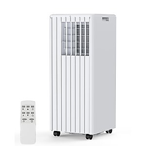 DEXSO Portable Air Conditioner 8000BTU(ASHRAE),Remote Control AC with Dehumidifier and Fan,Portable Air Conditioner for Small Medium Rooms,Cooling Area up to 300 Sq.Ft
