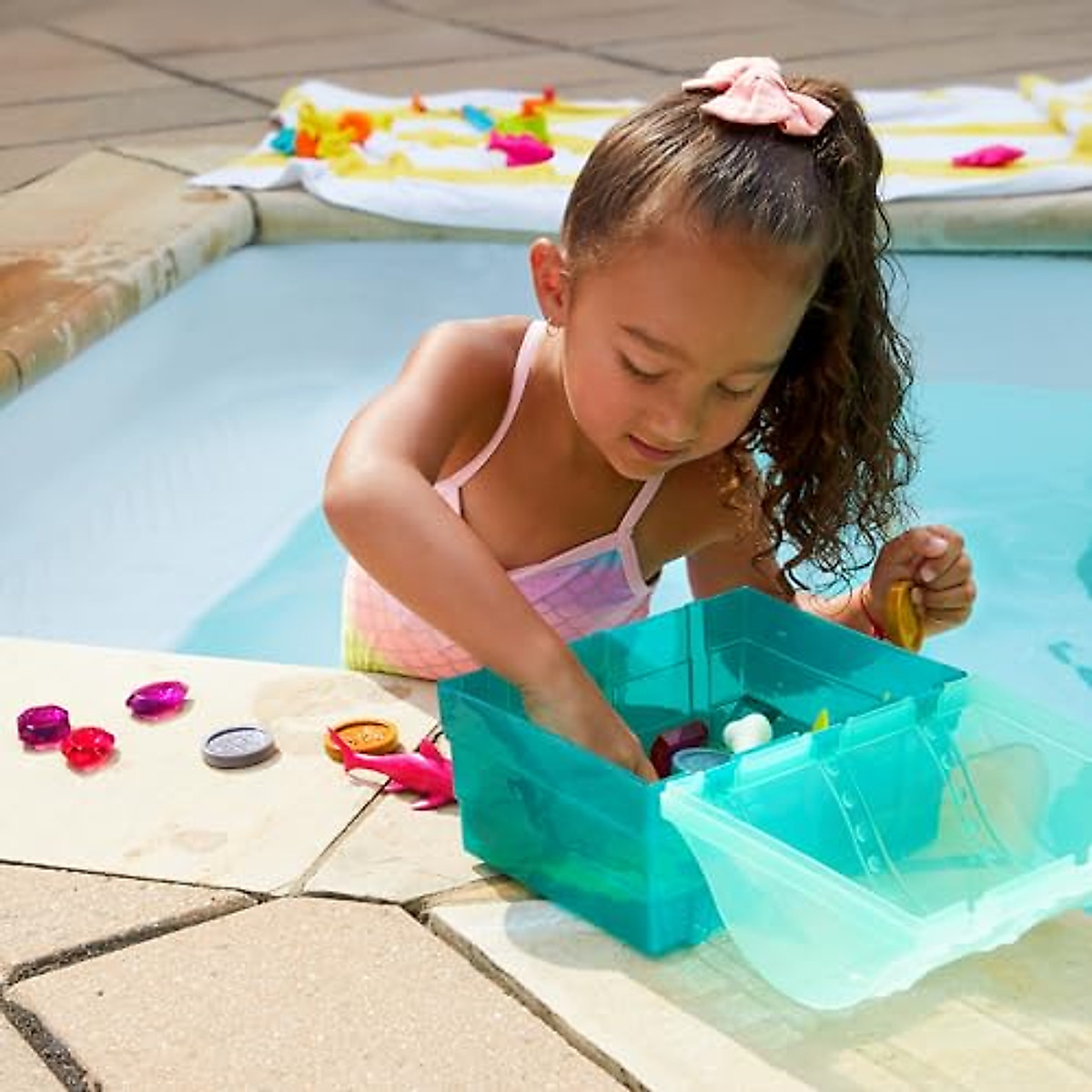 B. toys – Pirate Pool Toys – Diving Toys – 27 Sinking Pieces – Pool & Bath Set for Kids – 6 Years + – Treasures Ahoy!