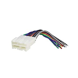 Scosche GM02B Compatible with Select 1986-05 GM Mini Power/Speaker Connector / Wire Harness for Aftermarket Stereo Installation with Color Coded Wires