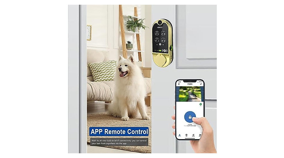 Lockly Vision Smart Lock: Keyless Entry & Two-Way Audio