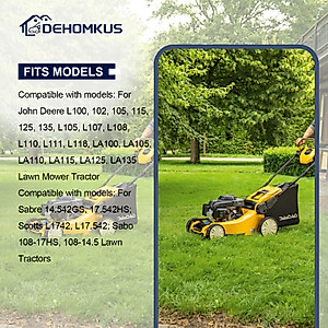 DEHOMKUS GY21106 GY20156 Clutch Cable Fits for 42 inch John Deere Sabre Scotts L100 L105 L107 L108 L110 L111 L118 L120 LA100 LA105 LA110 LA115 LA120 LA125
