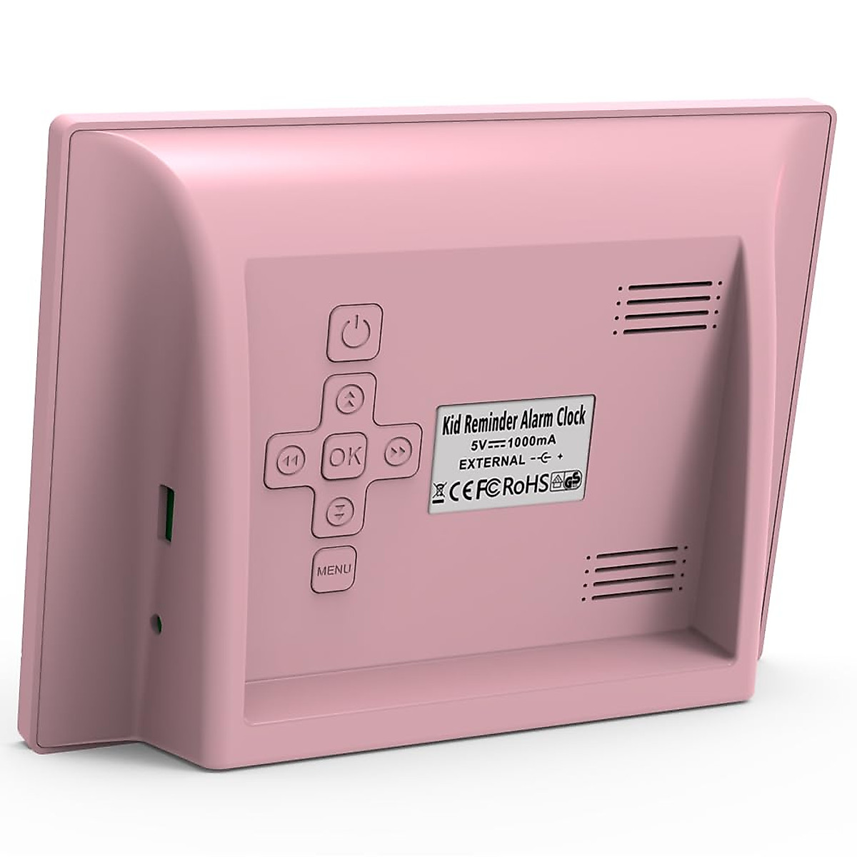 Kids Digital Alarm Clock Colorful, 7" Large LED Time Display Children's Sleep Trainer, Eye-Caring Digital Clock for Girls Boys Bedrooms Bedside, 17 Alarm Clock Settings Easy to Use Kids Birthday Gift