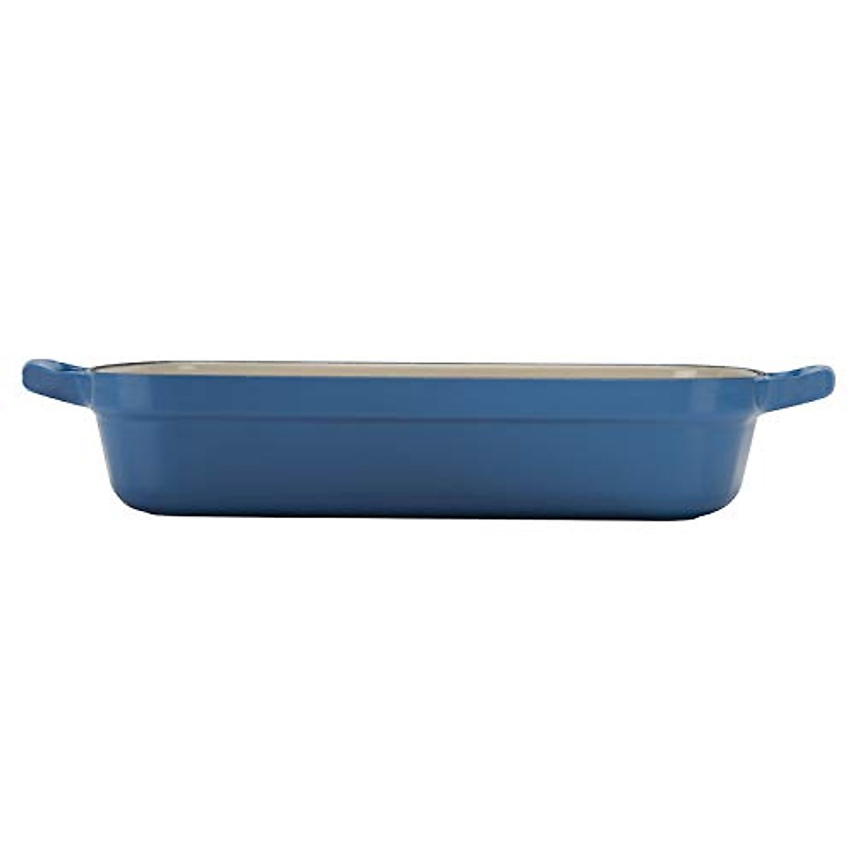 Le Creuset Enameled Cast Iron Signature Rectangular Roaster, 5.25 qt. (11.7" x 16.8") , Marseille