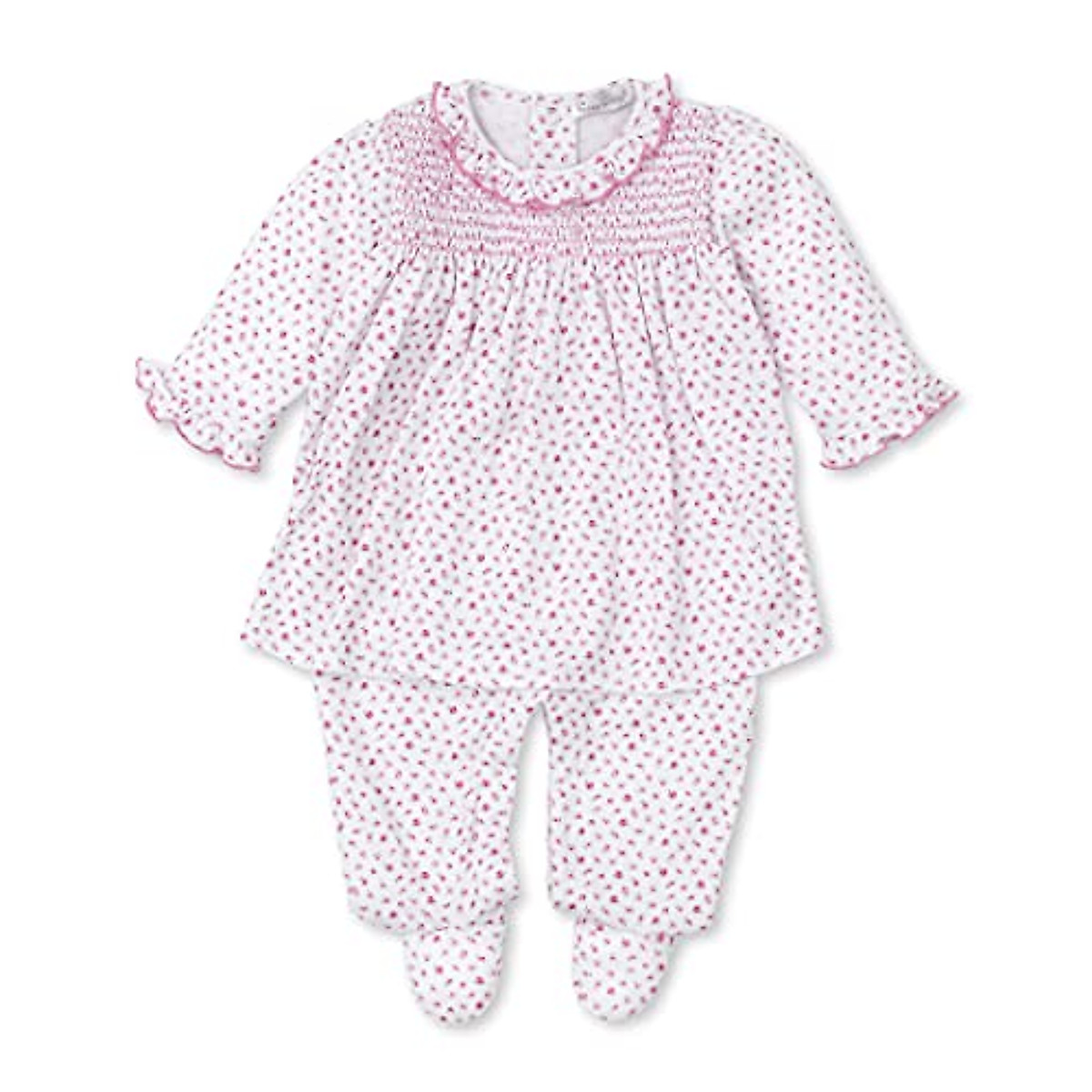 Kissy Kissy Baby-Girls Infant Darling Dancers Footie-Pink-9 Months