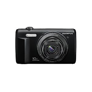 OM SYSTEM OLYMPUS VR-340 16MP Digital Camera with 10x Optical Zoom (Black)