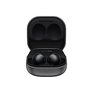 SAMSUNG Galaxy Buds2 True Wireless Earbuds Noise Cancelling Ambient Sound Bluetooth Lightweight Comfort Fit Touch Control, International Version - Onyx (Renewed)