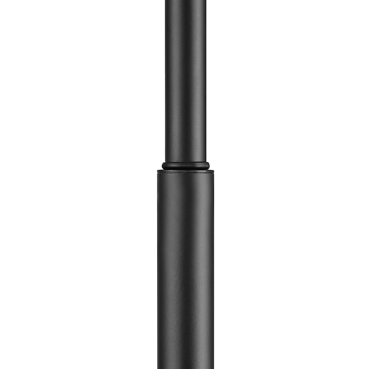 Globe Electric 67397 Barden 58" Floor Lamp, Black, Dark Gray Velvet Shade, On/Off Socket Rotary Switch