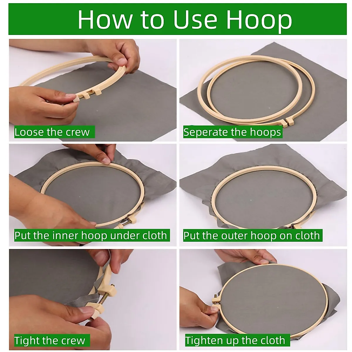 DIY Punch Needle Kits for Beginners Cute Cartoon Highland Cow with Daisy Flower with Hoop Embroidery Punch Needle Starter Craft Set Easy for Adults and Children Festival Gift and Decoration 20x20cm-1