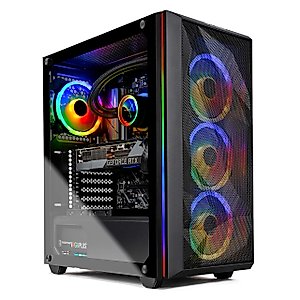 Skytech Chronos Gaming PC Desktop - AMD Ryzen 9 3900X, RTX 3080 10GB, 16GB DDR4, 1TB Gen4 SSD, 360mm AIO, 850W, Black