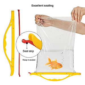 12 Pieces Bag Clips for Bags Plastic Bag Sealer with Handle,Bag Sealing Clips for Open Bags Clips for Food Packages,Binder Clips Chip Clips Food Storage Fresh Keeping (11/13.7 inch)…