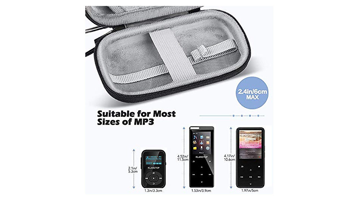 AGPTEK MP3 MP4 Player Case - Durable, Portable & Shockproof Protection