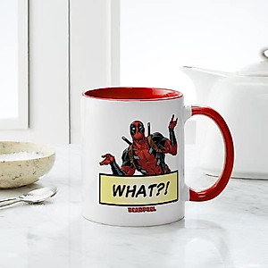 CafePress Deadpool What Ceramic Coffee Mug, Tea Cup 11 oz