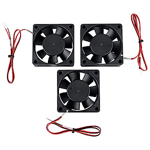 FYSETC 3D Printer Parts Vorn 2.4 R2 Fan 6020 Bottom Cooling Fan 24V 60x60x20mm Hydraulic Bearing Brushless Fan with Cable 400mm High Wind Speed Compatible with Vorn 2.4 R2 - Pack of 3