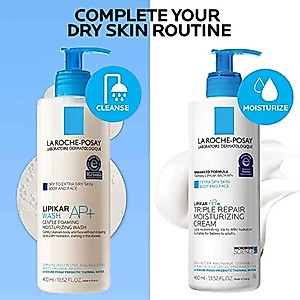 La Roche-Posay Lipikar Balm AP+ Intense Repair Body Lotion for Dry Skin, Body Cream with Shea Butter and Niacinamide, Moisturizer for Dry and Rough Skin, Sensitive Skin Safe, 13.52 Fl Oz (Pack of 1)