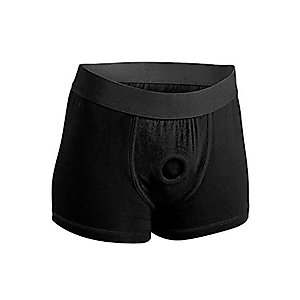 Strap U Mod Strap On Style Harness with Built in O Ring, Large/X-Large, Black