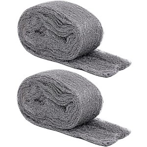 IUYPKQ Steel Wool for Mice Control - 2 Pack of 3×10Ft Steel Wool, Gap Filter for House & Garage - Keep Mice Away from Holes，Siding，Pipeline，Vents in Garden, House, 7.04oz (2, 100g)