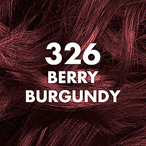 SoftSheen-Carson Dark and Lovely Fade Resist Rich Conditioning Hair Color, Permanent Hair Color, Up To 100 percent Gray Coverage, Brilliant Shine with Argan Oil and Vitamin E, Berry Burgundy