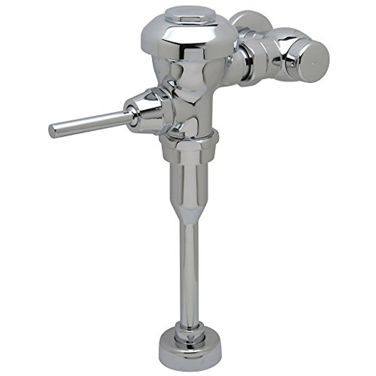 Zurn Z6003-YB-YC Aquaflush Exposed Manual Diaphragm Flush Valve with 3.5 GPF, Sweat Solder Kit, and Cast Wall Flange in Chrome