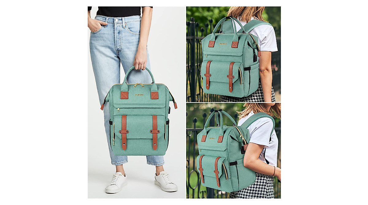 Kasibon Travel Laptop Backpack for Women Men | Spacious & Water-Resist