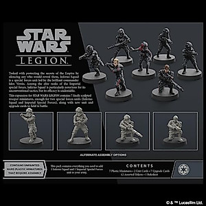 Atomic Mass Games Star Wars: Legion Inferno Squad Unit Expansion - Join Elite Imperial Special Forces! Tabletop Miniatures Strategy Game for Kids & Adults, Ages 14+, 2 Players, 3 Hr Playtime, Made