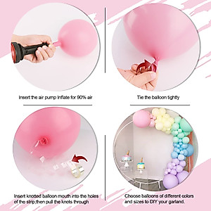 Pastel Balloon 110pcs Garland Kit Macaron Rainbow Balloons Different Sizes 5 10 12 18 Inch Balloon Arch for Graduation Birthday Party, Wedding, Baby Shower, Party Supplies…